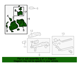 Toyota Apron Assembly Part# 5370202130 | Toyota Of Colorado Springs Parts