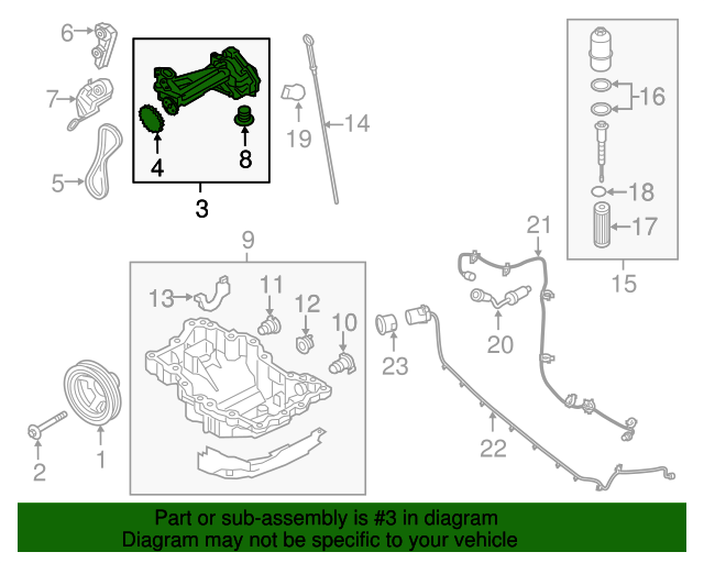 FT4Z-6600-C - Oil Pump 2015-2020 Ford | Ford Parts Center