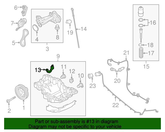 2015-2020 Ford Oil Pan Gasket FT4Z6710A | TascaParts.com
