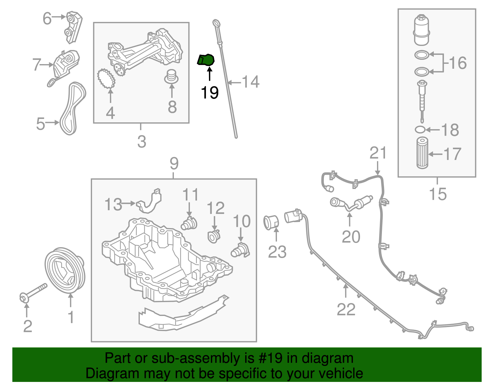 CM5Z-9D290-B - Oil Pressure Sending Unit 2013-2023 Ford | Big 3 Auto Parts