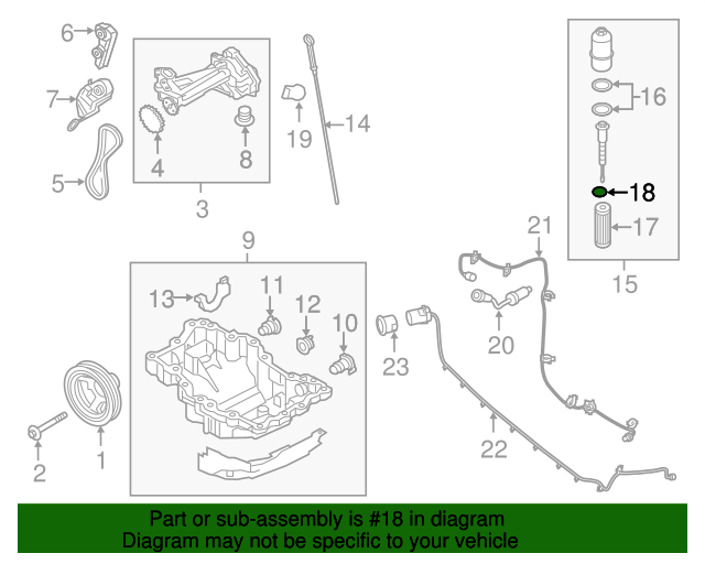 2015-2020 Ford Filter Element O-Ring FT4Z-6840-C | QuirkParts