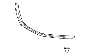 53395-F4010 - Upper Seal - 2018-2019 Toyota C-HR | Conicelli Toyota of ...