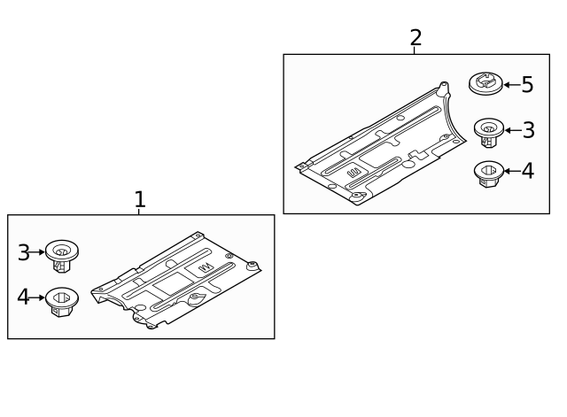 Genuine Under Cover for 2015-2019 Hyundai Sonata | Part# 84145-C2200 ...