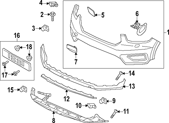 32296010 - License Bracket 2019-2022 Volvo | My Swedish Parts