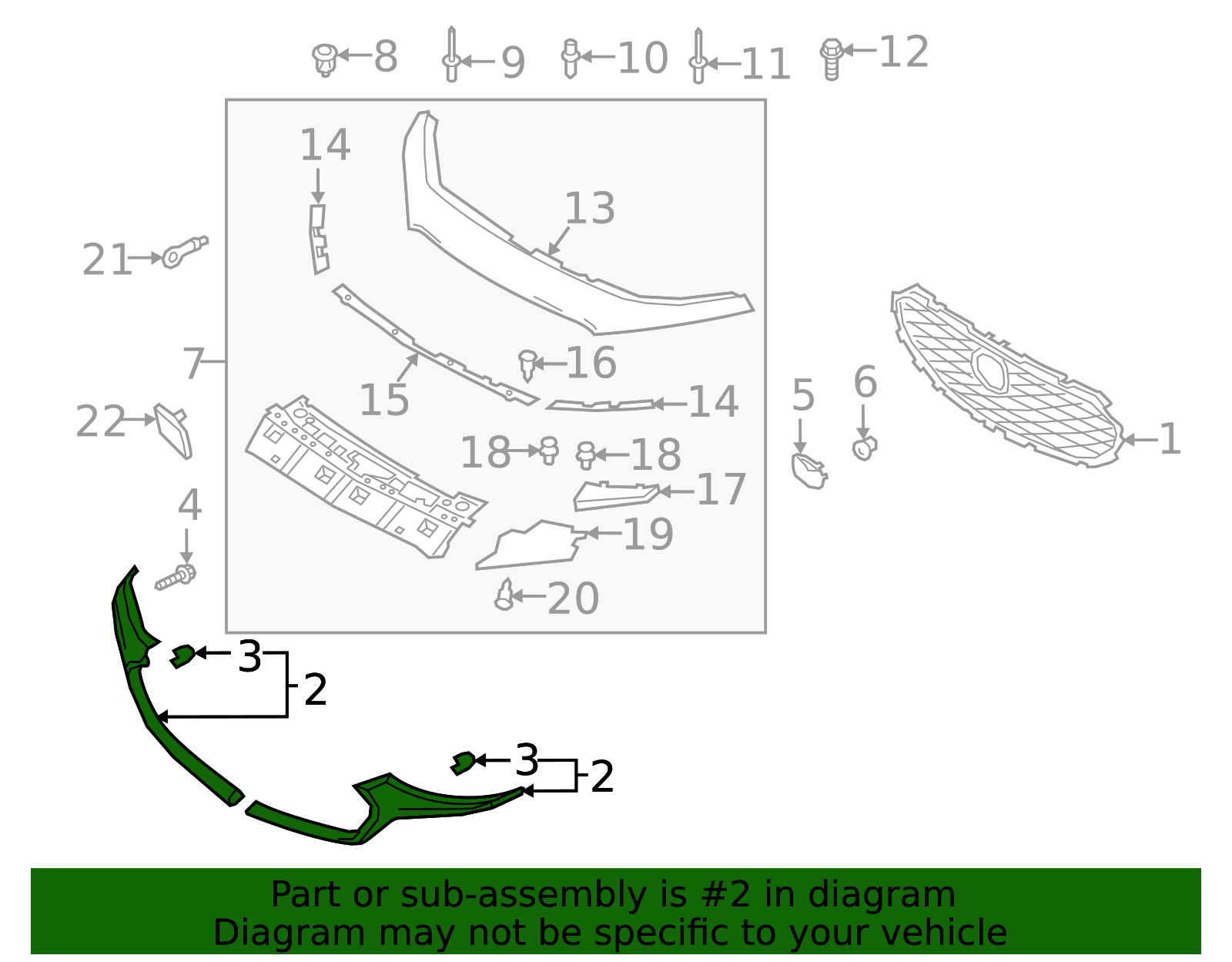 BCKN-50-770C - Lower Molding - Driver Side *Passenger Side Separate ...