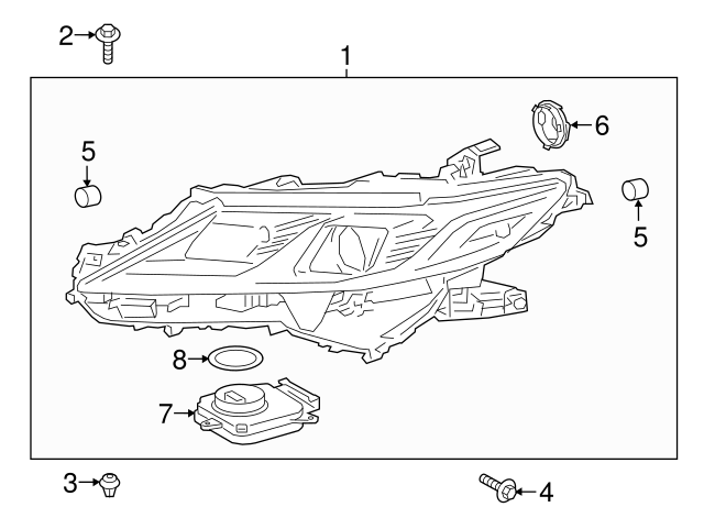 2018-2023 Toyota Camry Module 89907-33040 | Toyota Parts