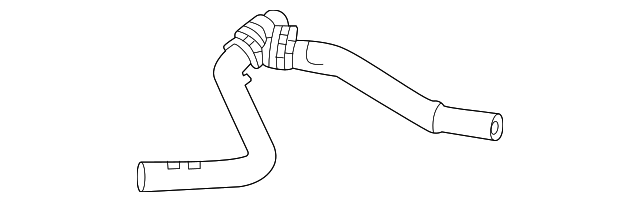 2020-2022 Cadillac CT4 Radiator Surge Tank Inlet Hose 84697652 ...