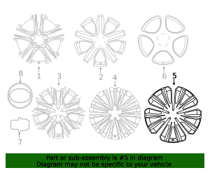 2021-2022 Toyota Highlander Wheel Disc 42611-0E600 | Toyota Parts Center