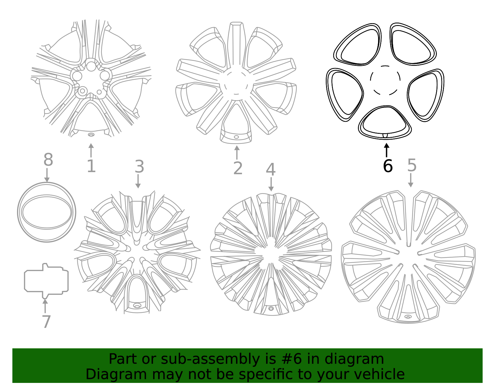 42611-0R281 - 2023-2024 Toyota Highlander - Wheel, Spare | Sparks Parts