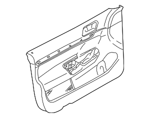 1Q1-867-012-JL-ONB - Door Trim Panel - 2012-2015 Volkswagen Eos | World ...