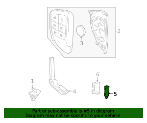 2020-2025 GM Keyless Entry Antenna 13546098 | GM Parts Center
