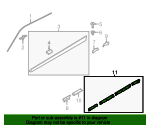 Genuine BMW 51-77-7-224-455 | Rocker Molding Retainer Strip | FREE Shipping on Most Orders $499 ...