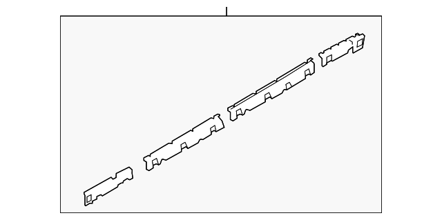 51777224455 - 2009-2012 BMW Rocker Molding Retainer Strip (51-77-7-224 ...