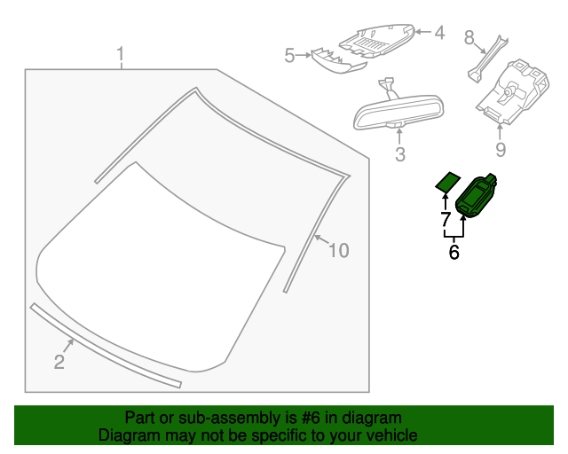 2016-2020 Mazda Rain Sensor TK79-66-5G0B | OEM Parts Online