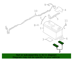 Genuine BMW 07-14-8-780-715 | Battery Insulator | FREE Shipping on Most ...