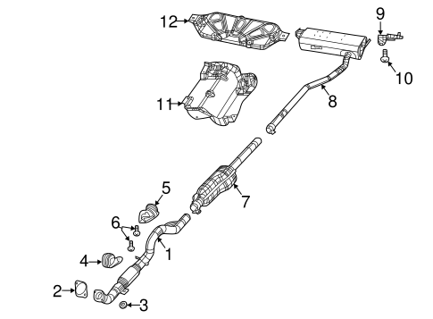 Exhaust Components for 2022 Jeep Compass | TascaParts.com