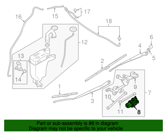 28810-3WC0A - Front Motor 2014-2019 Nissan | Nissan Parts & Accessories ...