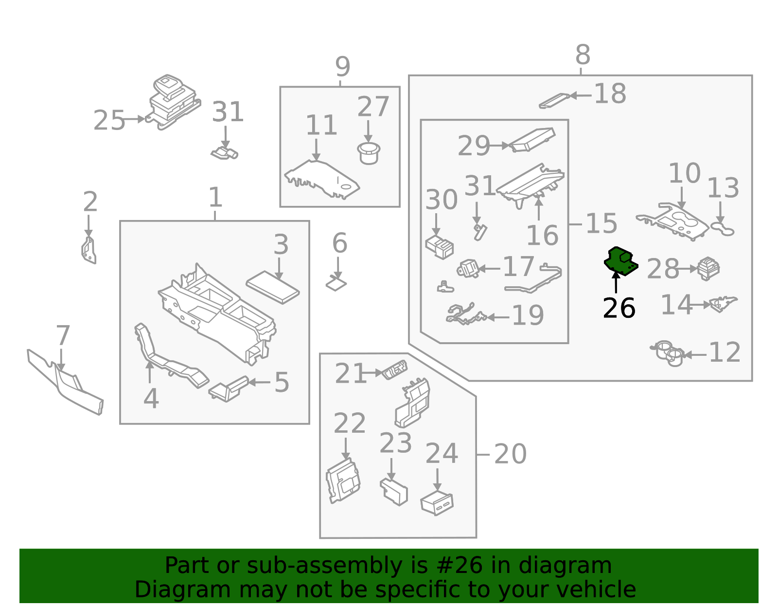 2021-2025 Nissan Switch 25175-6RA0A | Temecula Nissan Parts