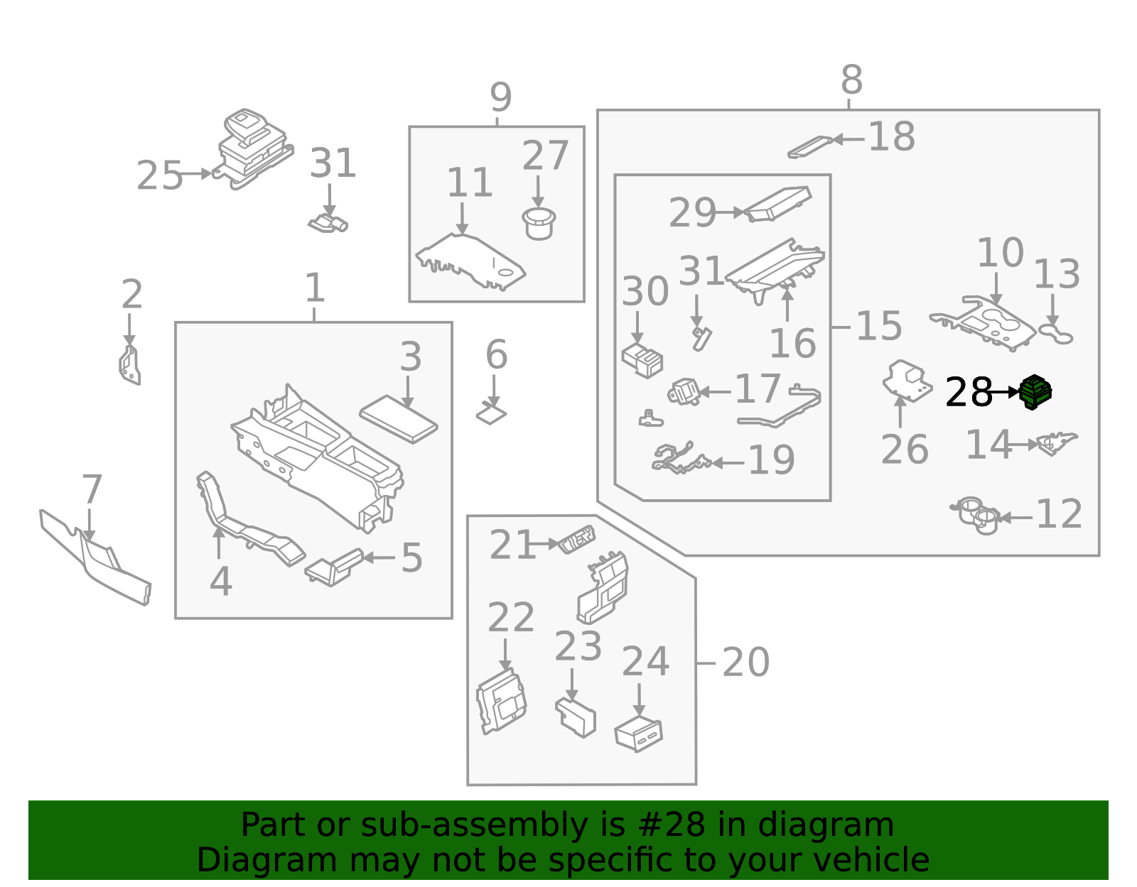 25536-5NA0A - High-Quality Switch for 2021-2025 Nissan | AutoNation Parts