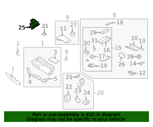 2021 Nissan Rogue Shifter 34901-6RF1A | QuirkParts