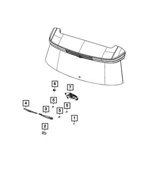 2021-2025 Jeep Wiper Arm Cap 68505552AA | Mopar eStore