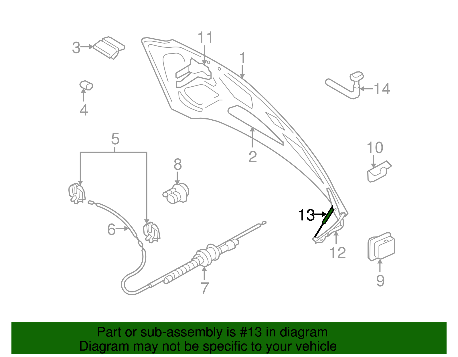 2005-2009 Volvo Support Cylinder 30674708 | OEM Parts Online