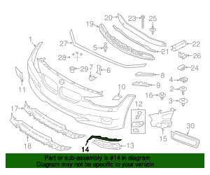 Genuine BMW 51-11-7-294-894 | Finish Molding, Sport Line - Right | FREE ...