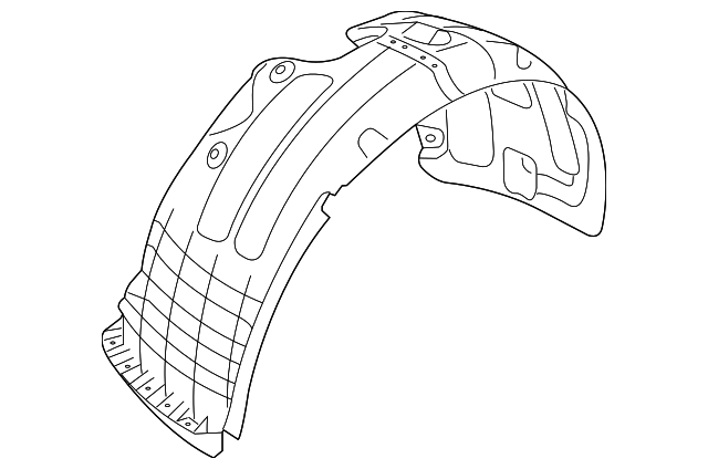 2022-2024 Hyundai Tucson Fender Liner 86811-CW000 | OEM Parts Online
