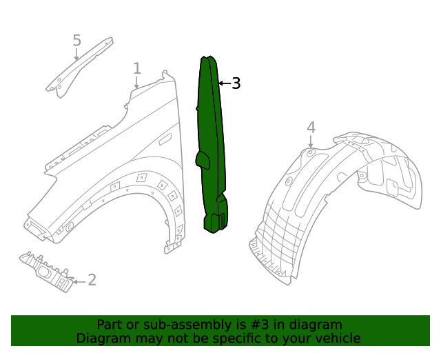 84126-CW000 - Rear Insulator - 2022-2023 Hyundai Tucson | hyundaiparts