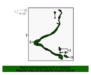 2019-2020 GM Hose & Tube Assembly 84761009 | TascaParts.com