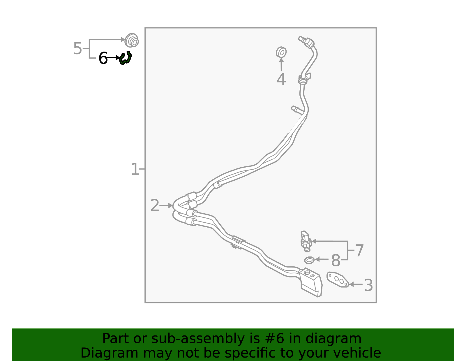 22988272 - Engine Oil Cooler Connector Retainer GM 2018-2025 GM | Parts ...