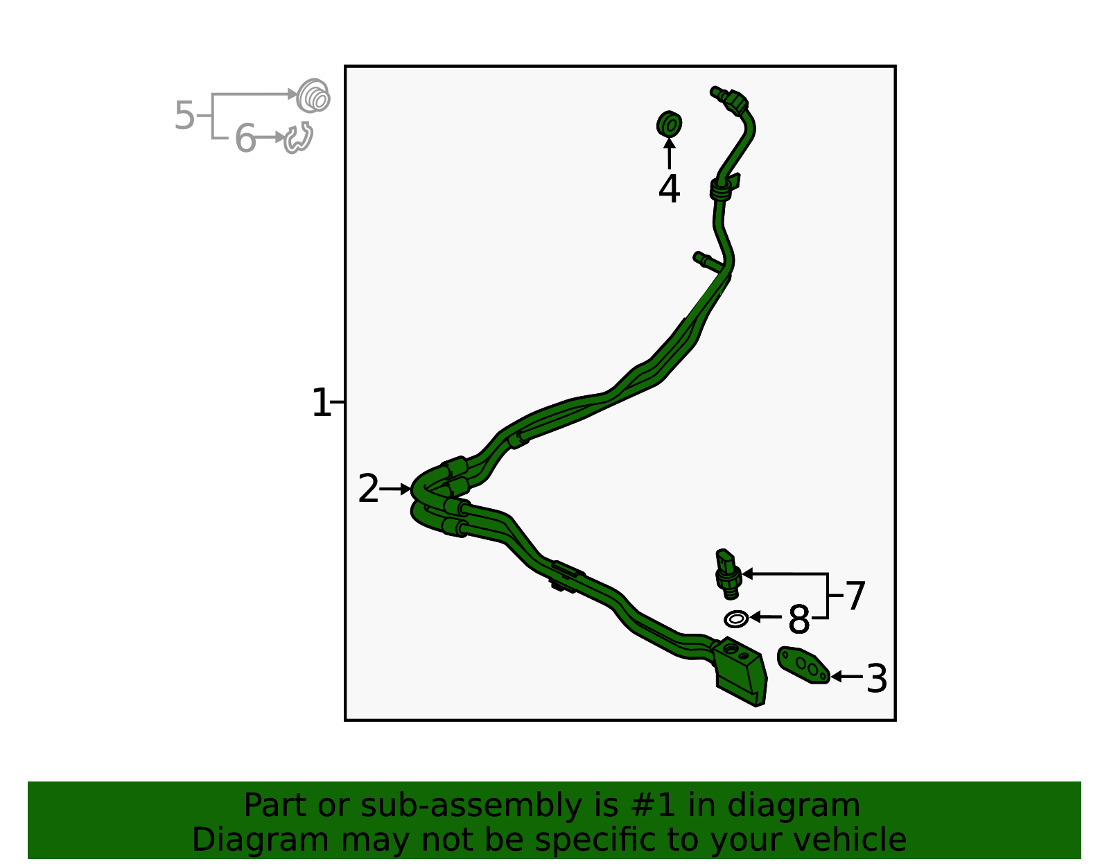 2019-2025 GM Hose (Replaces 85532820) 86788215 GM | GMPartsDirect.com