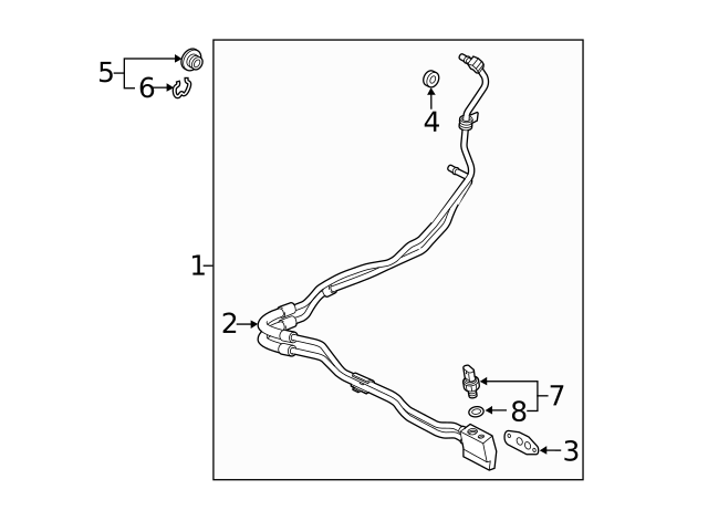 2019-2024 GM Hose (Replaces 85532820) 86788215 GM | GMPartsDirect.com