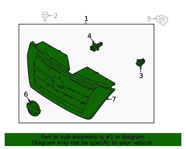2021-2024 Nissan Armada Grille Assembly 62310-6JL0A | Nissan Parts Plus