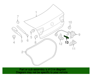 Genuine OEM Ford Part - Lock Cylinder Rivet W525174-S300 | Genuine OEM ...