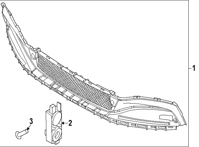 LJ9Z-8475-B - Shutter Assembly 2021-2024 Ford Mustang Mach-E ...