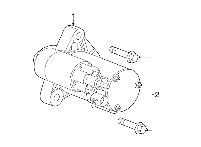 2016-2023 GM Starter 12652436 GM | GMPartsDirect.com