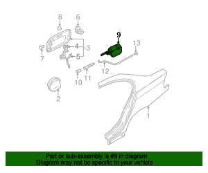 67116988090 - 1999-2005 BMW Door Actuator (67-11-6-988-090) | BMW of ...