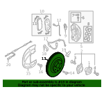 2017-2025 Audi Disc Brake Rotor 4M0-615-301-AS | OEM Parts Online