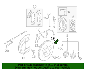 2016-2024 Audi ABS Sensor 4M0-927-803-C | OEM Parts Online