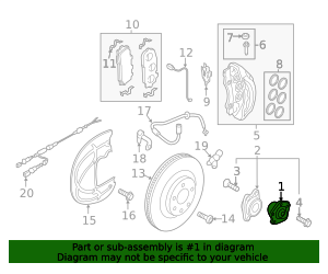 8W0-407-613 - Wheel Hub 2016-2024 Audi | AutoNationParts.com