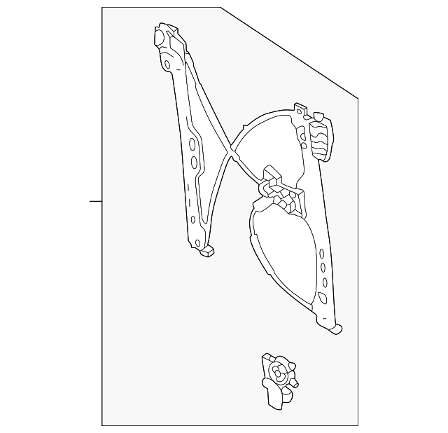 2021 Ford Bronco Window Regulator M2DZ-7823200-A | TascaParts.com