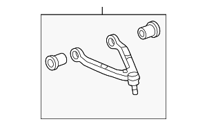 2006-2010 Hummer Upper Control Arm - Passenger Side (RH) 19354097 ...