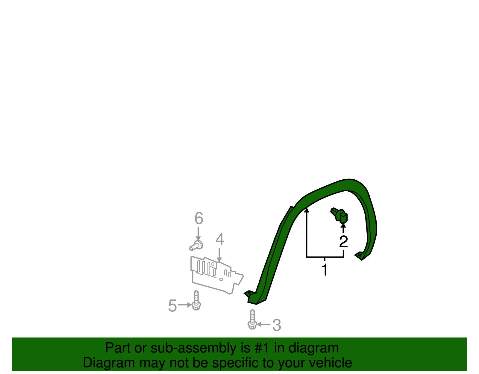 2021-2025 Volkswagen Atlas Wheel Opening Molding 3CN-853-818-C-9B9 ...