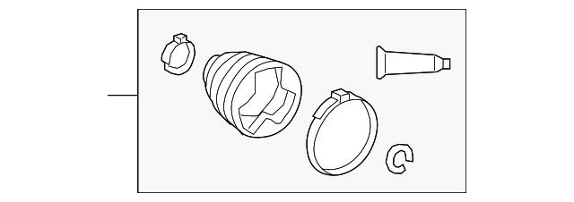 Toyota Cv Joint Boot Kit 04427-33120 | Auto Parts