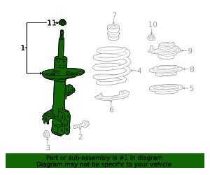 Absorber Assembly Shock 48520-8Z400 | Toyota Parts Center