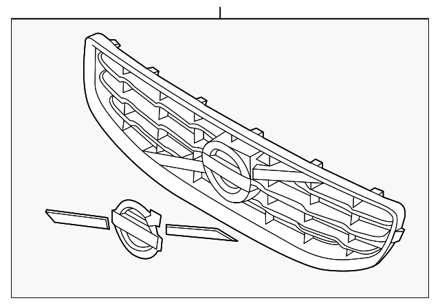 30795039 - Grille Assembly - 2011-2013 Volvo S60 | Volvo OEM Parts Direct