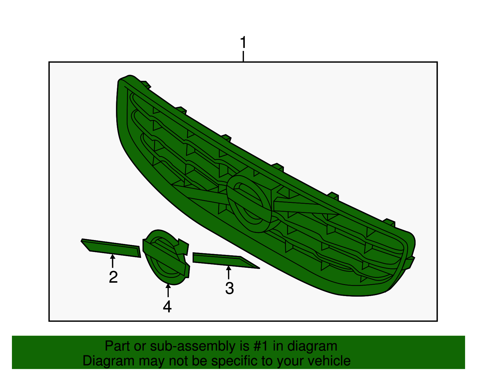 30795039 - Grille Assembly - 2011-2013 Volvo S60 | Volvo OEM Parts Direct