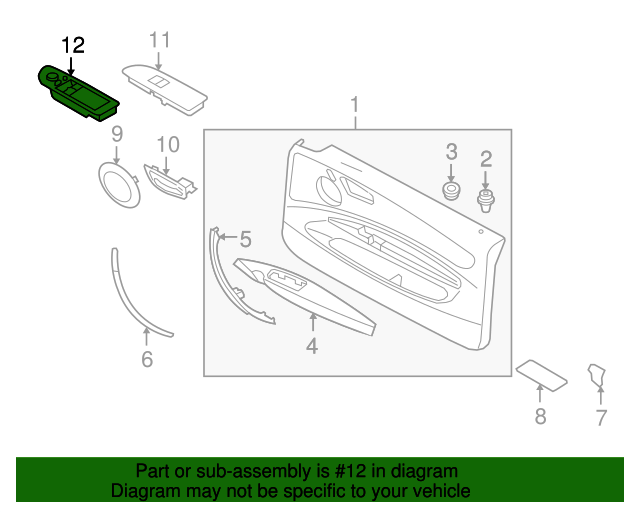 61319216522 - 2008-2013 BMW Window Switch (61-31-9-216-522) | BMW of ...