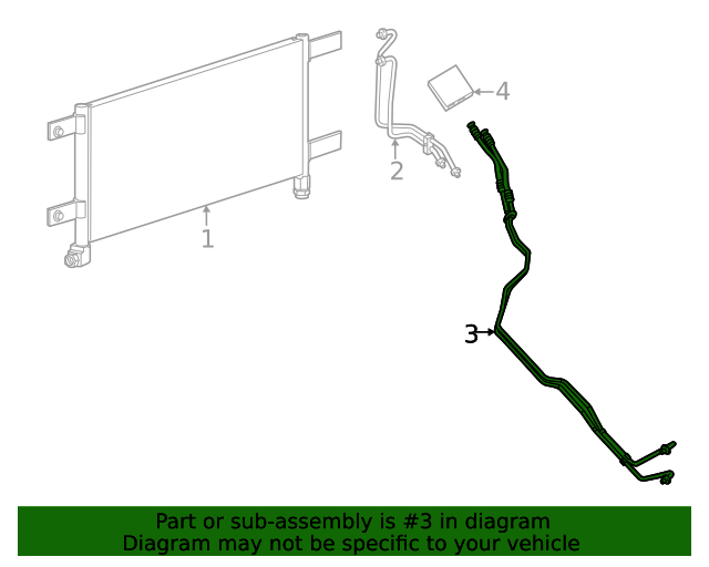 2019-2020 Ram Hose & Tube Assembly 68359844AD | TascaParts.com